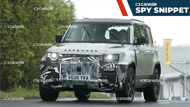 Land Rover Defender Facelift Caught Testing: To Get New Captain Seat ...