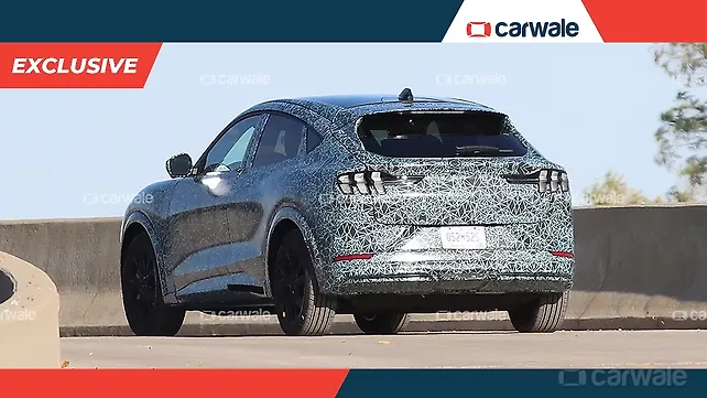Ford Mustang-based electric crossover spotted in production guise - CarWale