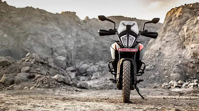 KTM 390 Adventure [2021] Front Mudguard Image - BikeWale