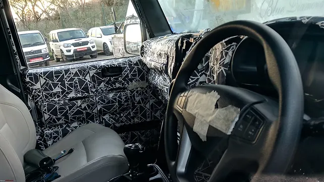 Production-ready next-gen Mahindra Thar spied; interiors leaked - CarWale