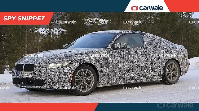 BMW 4 Series prototype hides massive grille during winter testing - CarWale