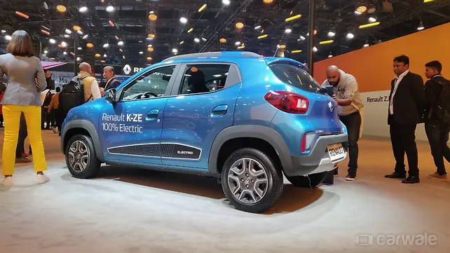 Renault K-ZE (electric Kwid) debuts at the Auto Expo 2020 - CarWale