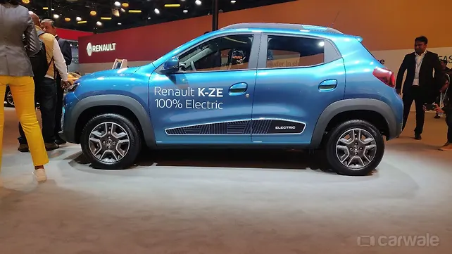 Renault K-ZE (electric Kwid) debuts at the Auto Expo 2020 - CarWale