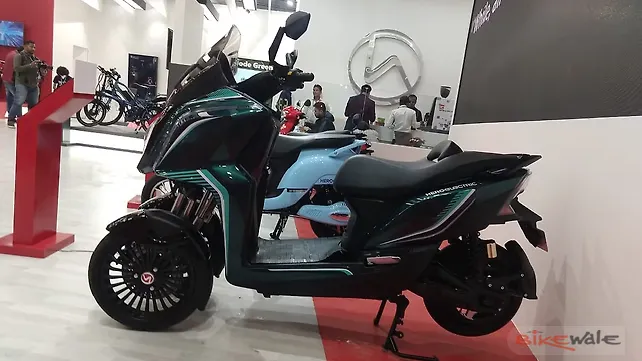 Auto Expo 2020: Hero Electric unveils self-standing three-wheeled ...