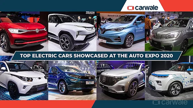 Top Electric cars showcased at the Auto Expo 2020 - CarWale