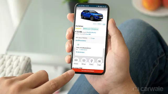 Download the CarWale app before buying a car - CarWale