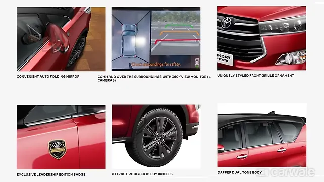Toyota Innova Leadership Edition - Now in Pictures - CarWale