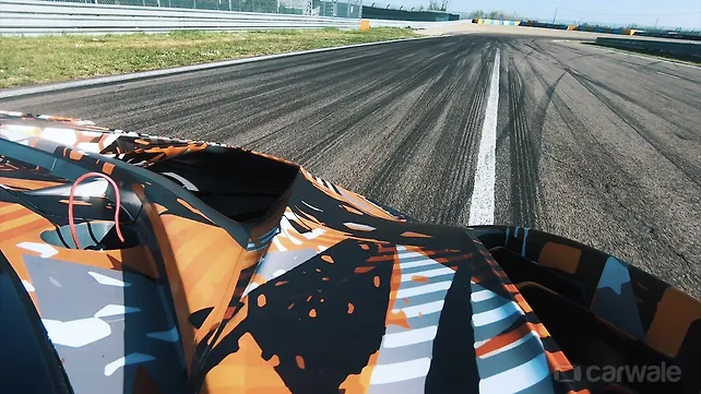 830bhp Lamborghini track-only model teased ahead of debut - CarWale