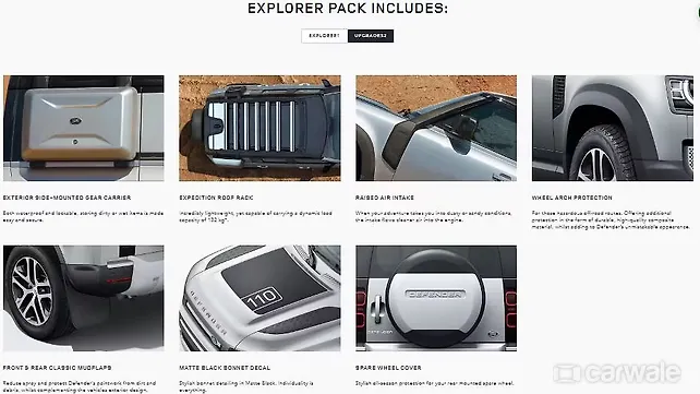 Land Rover Defender Accessory Packs revealed: Explained in detail - CarWale