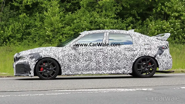 New Honda Civic Type R spotted testing for the first time - CarWale
