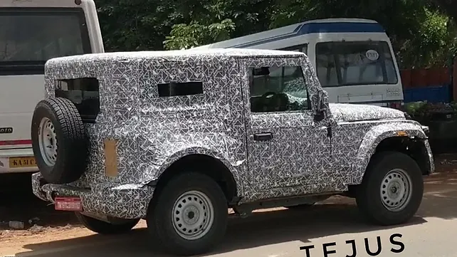 New Mahindra Thar hardtop variant continues testing as launch nears ...