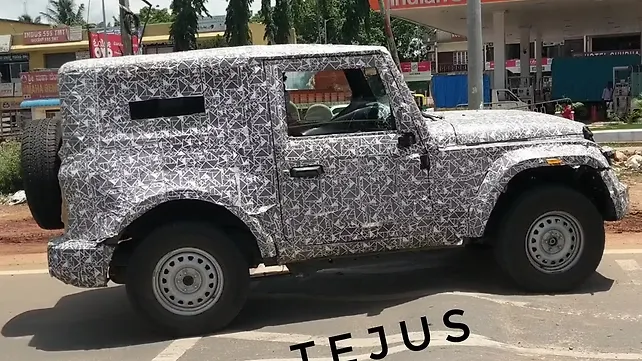 New Mahindra Thar hardtop variant continues testing as launch nears ...