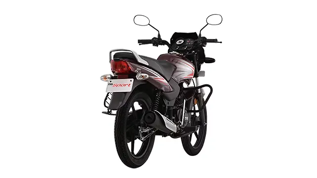 TVS Sport Rear Three-Quarter Image - BikeWale