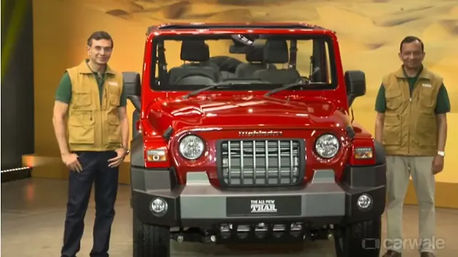 All new Mahindra Thar unveiled; India launch on 2 October - CarWale