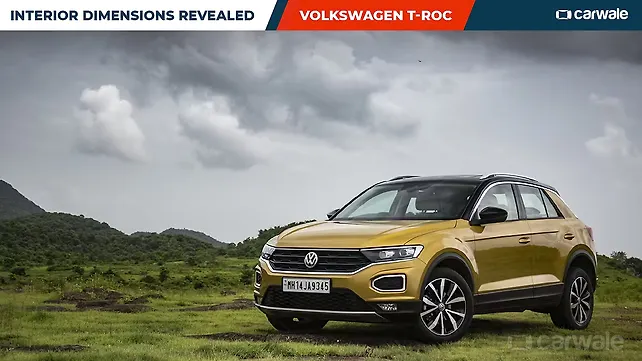 Volkswagen T-Roc: Interior dimensions revealed - CarWale