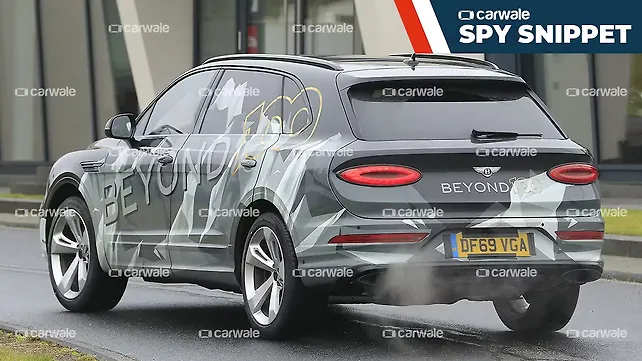First Shots: Bentley Bentayga LWB spied testing at Nürburgring - CarWale