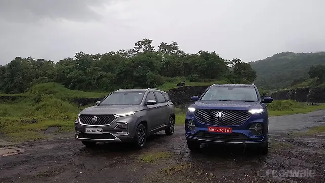 MG Hector vs MG Hector Plus - Now in pictures - CarWale