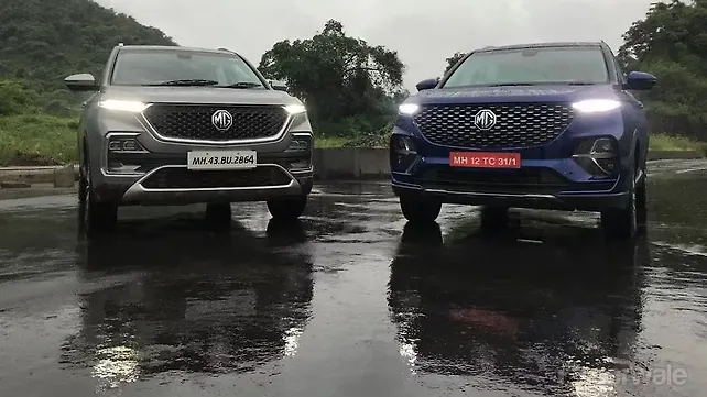 MG Hector vs MG Hector Plus - Now in pictures - CarWale