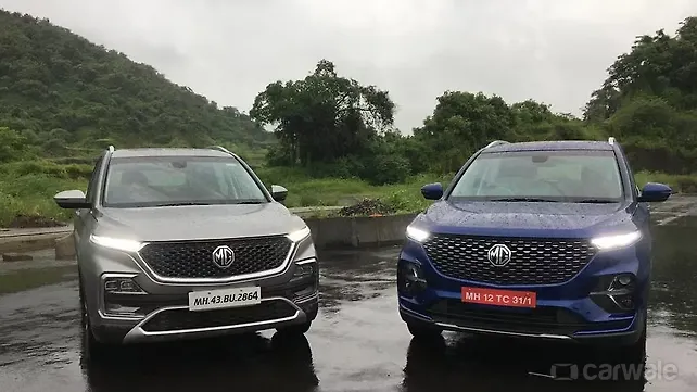 MG Hector vs MG Hector Plus - Now in pictures - CarWale