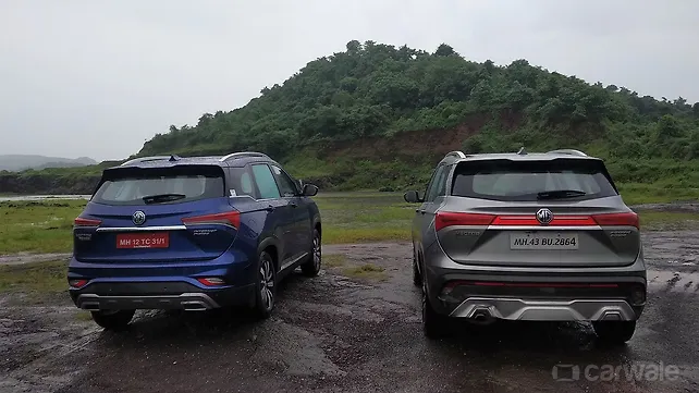 MG Hector vs MG Hector Plus - Now in pictures - CarWale