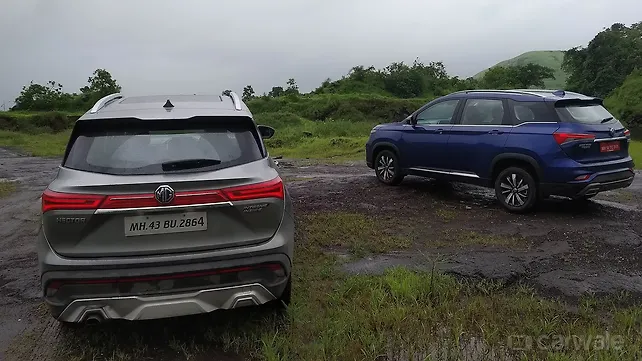 MG Hector vs MG Hector Plus - Now in pictures - CarWale