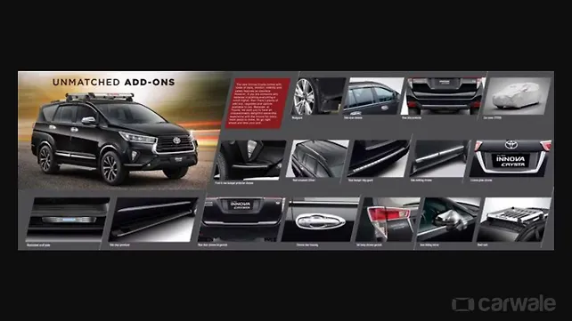 Toyota Innova Crysta facelift - Top 5 exterior accessories - CarWale