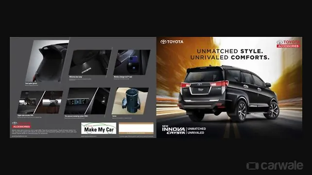 Toyota Innova Crysta facelift - Top 6 interior accessories - CarWale