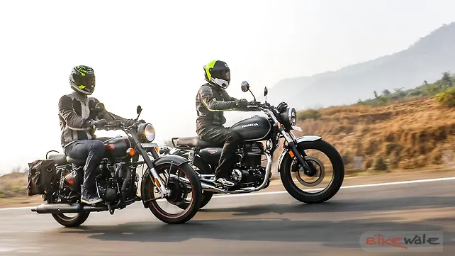 Honda CB350 vs Royal Enfield Classic 350 : Comparison Test Review ...