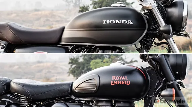 Honda CB350 vs Royal Enfield Classic 350 : Comparison Test Review ...