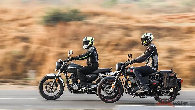 Honda CB350 vs Royal Enfield Classic 350 : Comparison Test Review ...