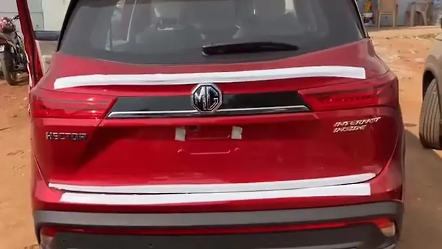 MG Hector facelift spotted at dealerships ahead of official launch ...