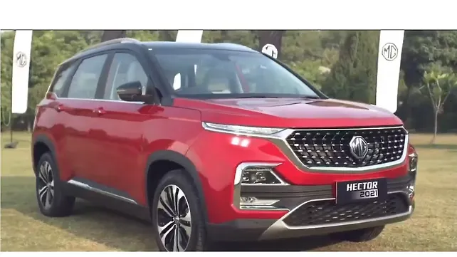 MG Hector facelift launched in India; prices start at 12.90 lakh - CarWale