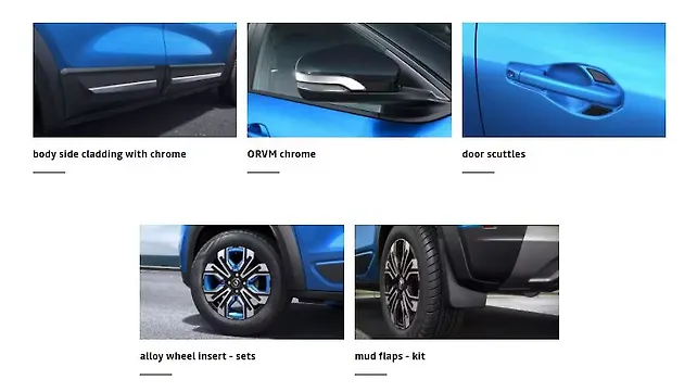 Renault Kiger accessories list detailed - CarWale