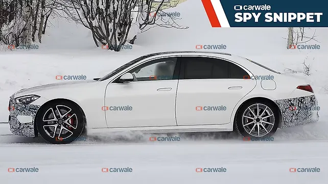 New Mercedes-AMG S63e spotted winter testing - CarWale