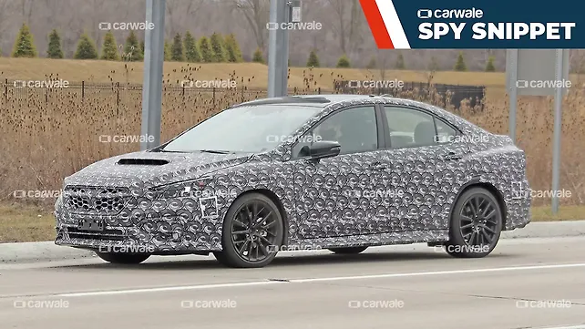 Next-generation Subaru WRX spied on test - CarWale