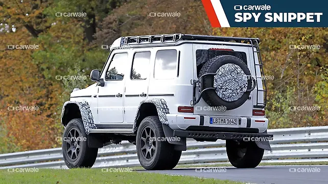 Mercedes-Benz G 4x4 squared goes testing at the ‘Ring - CarWale
