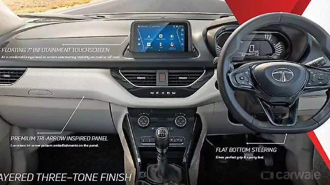 Tata Nexon infotainment system gets updated design - CarWale