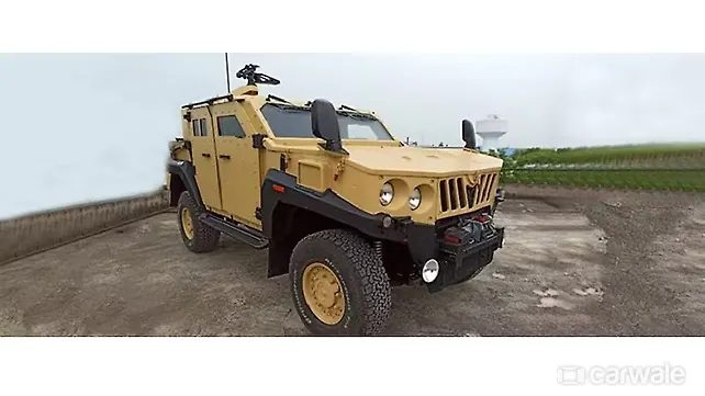 Mahindra Scorpio bulletproof version for security forces spotted ...