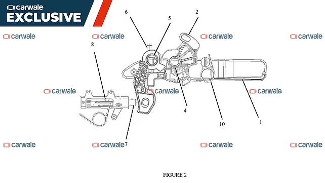 Mahindra XUV700 flush door handle design patent leaked – What to expect ...