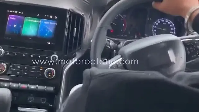 Upcoming 2021 Mahindra Scorpio interior spied in India - CarWale