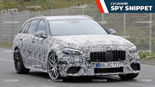 Mercedes-AMG C63 estate spotted on test - CarWale