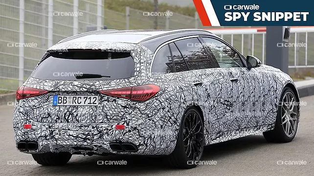 Mercedes-AMG C63 estate spotted on test - CarWale