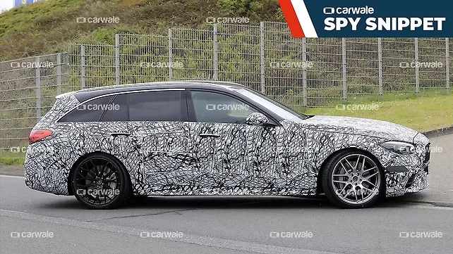 Mercedes-AMG C63 estate spotted on test - CarWale