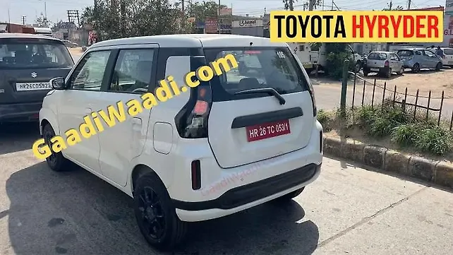 New Toyota Hyryder EV continues testing; interiors spied - CarWale
