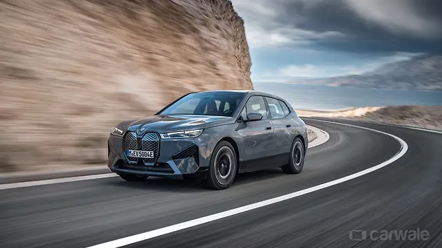 BMW iX breaks cover in production guise - CarWale