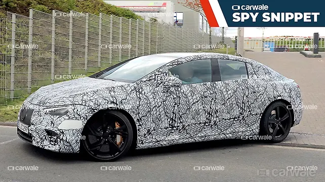 Mercedes-Benz EQE takes shape in first spied images - CarWale