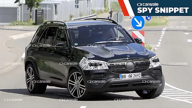 New Mercedes-Benz GLE facelift begins testing - CarWale