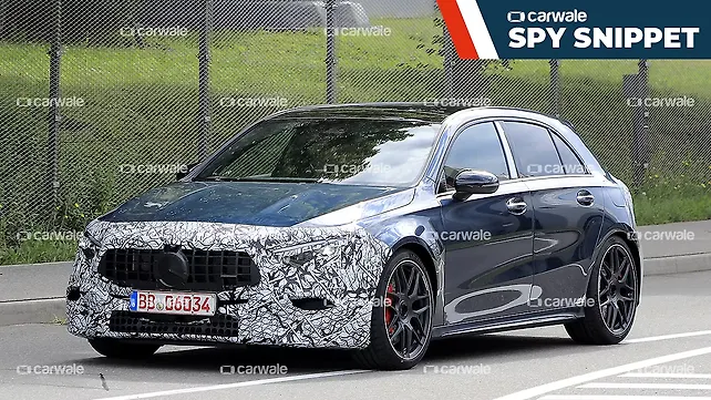 Mercedes-AMG A45 facelift spotted testing for the first time - CarWale