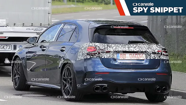 Mercedes-AMG A45 facelift spotted testing for the first time - CarWale