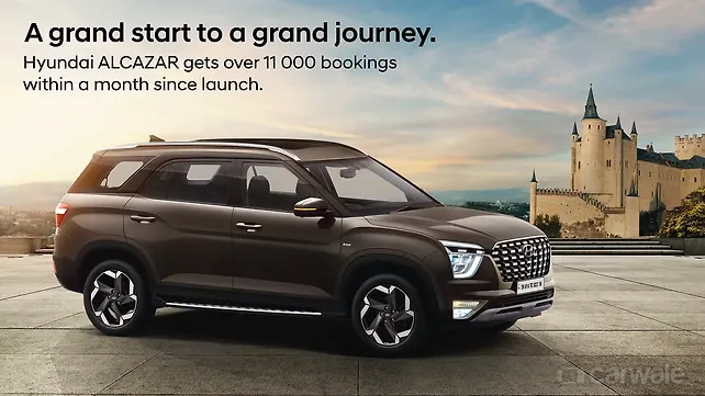 Hyundai Alcazar receives more than 11,000 bookings in a month - CarWale